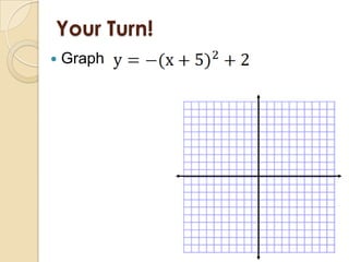 5.1 Graphing Quadratic Functions | PPTX