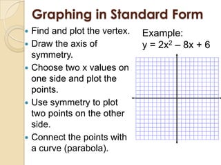 5.1 Graphing Quadratic Functions | PPTX