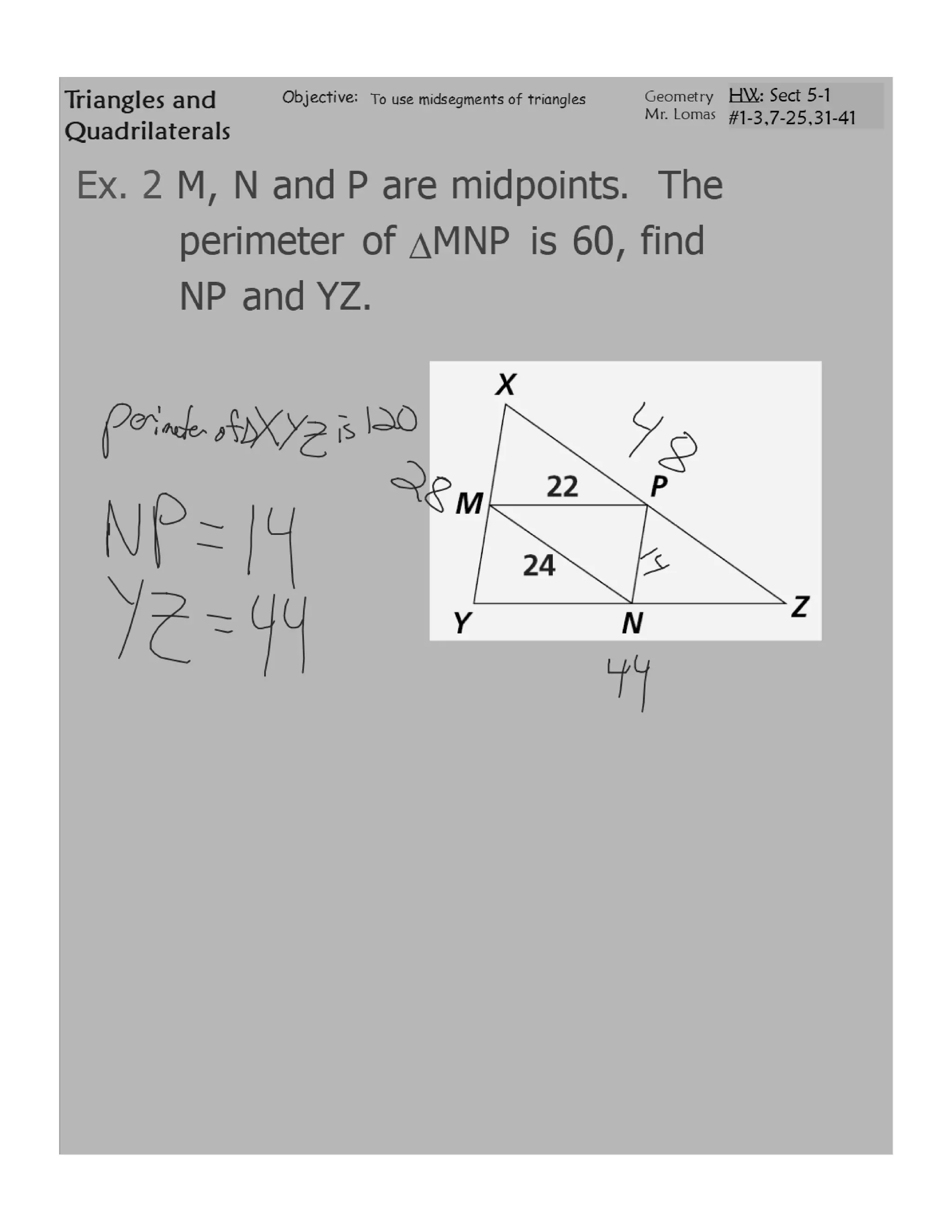 5 1 midsegments of triangles | PDF