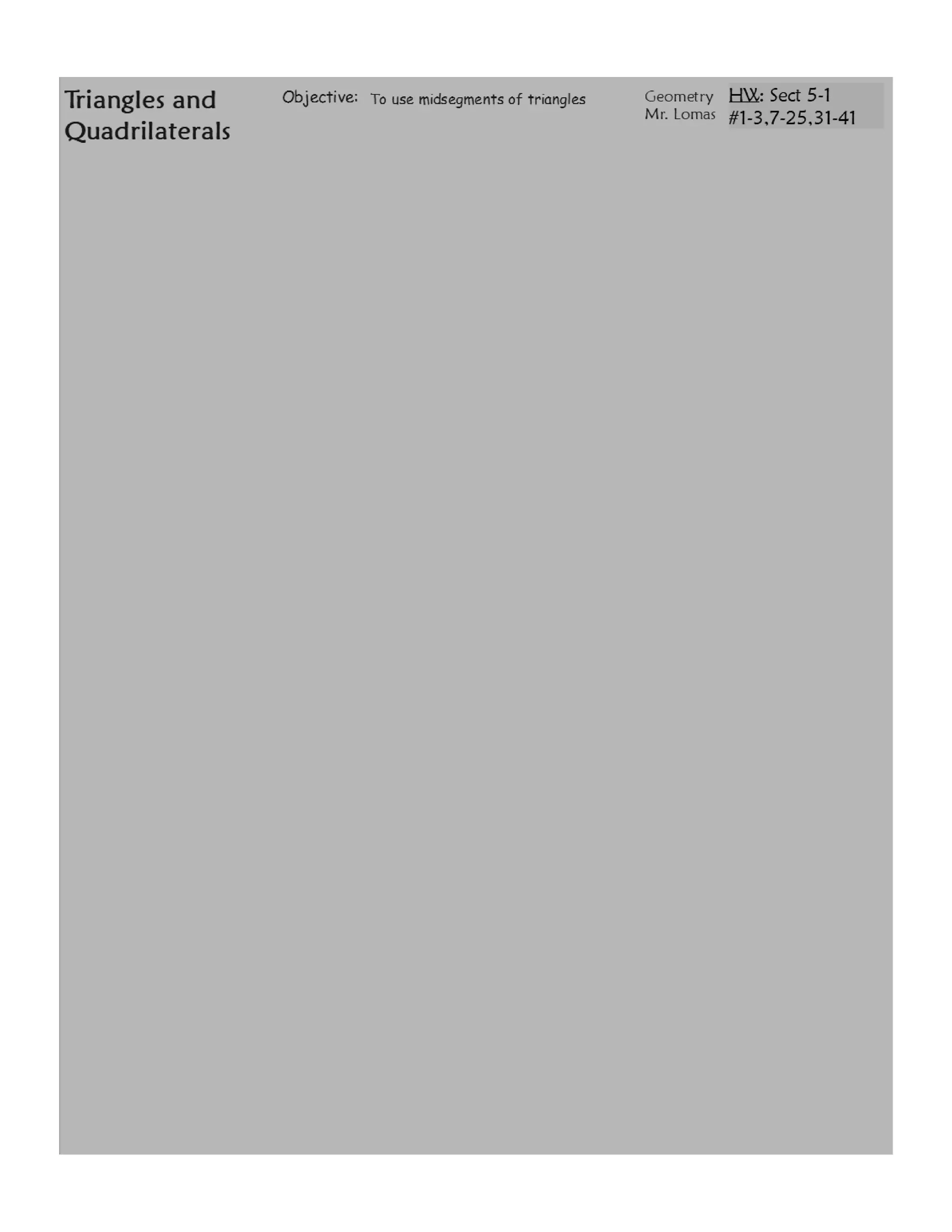 5 1 midsegments of triangles | PDF