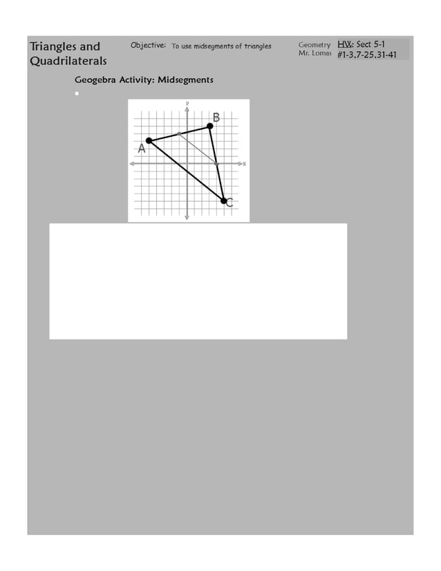 5 1 midsegments of triangles | PDF