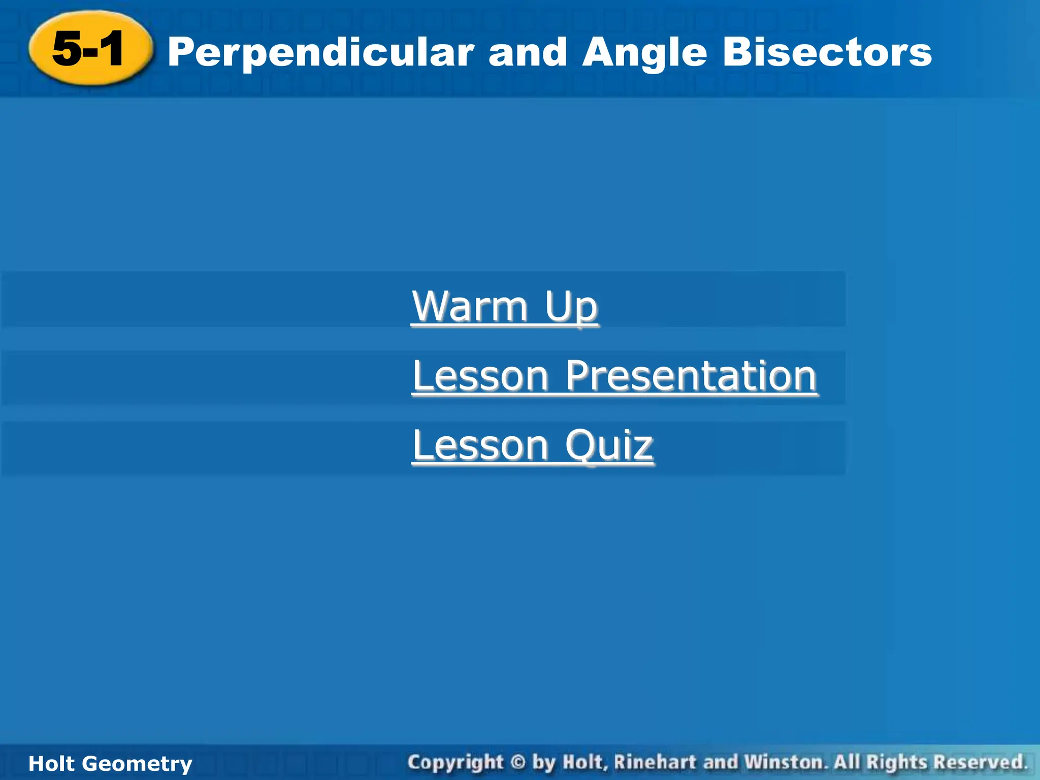5-1Perpendicular & Angle Bisectors.ppsx