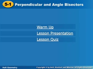 5-1Perpendicular & Angle Bisectors.ppsx