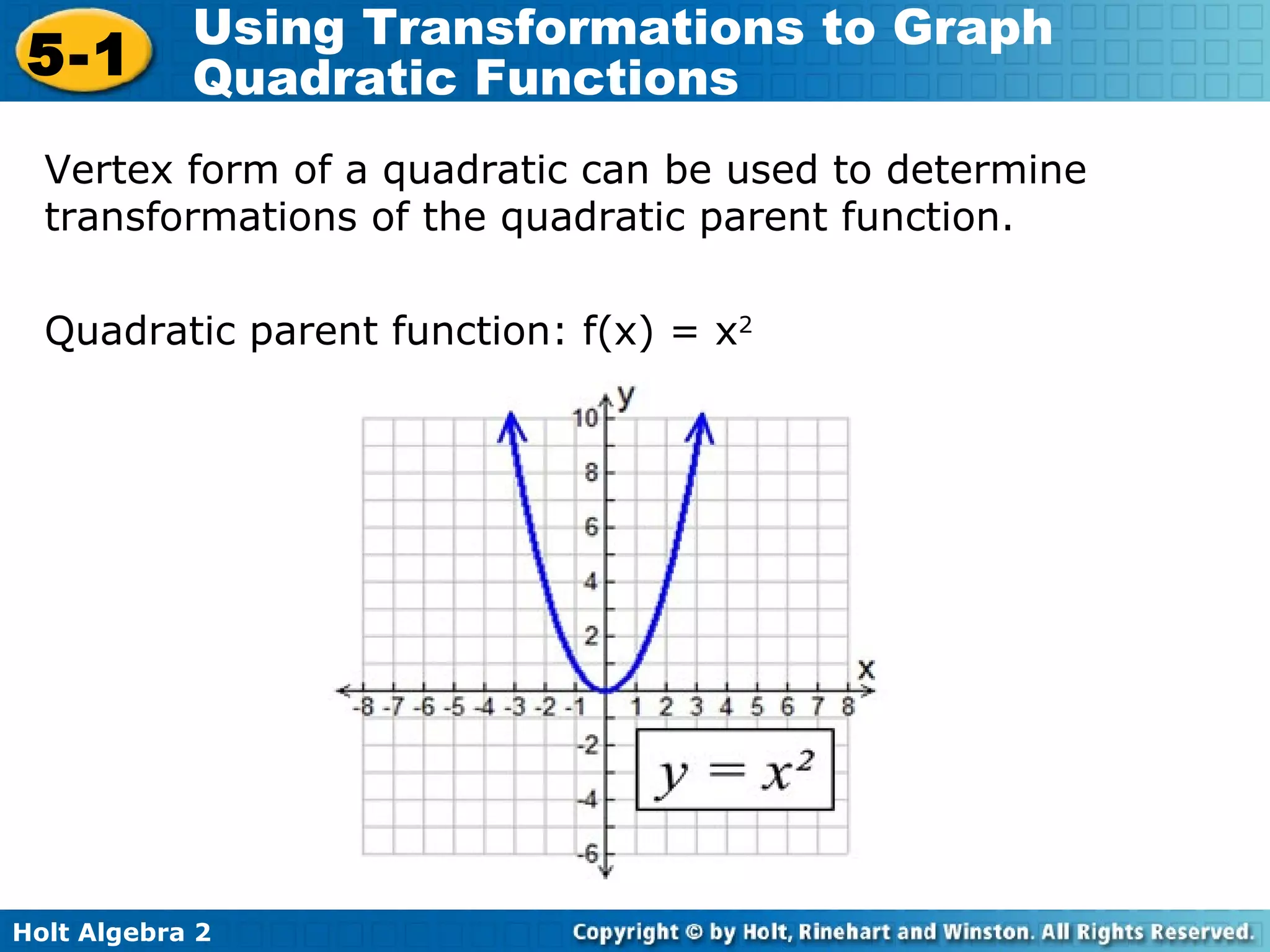 5 1 quadratic transformations | PPT