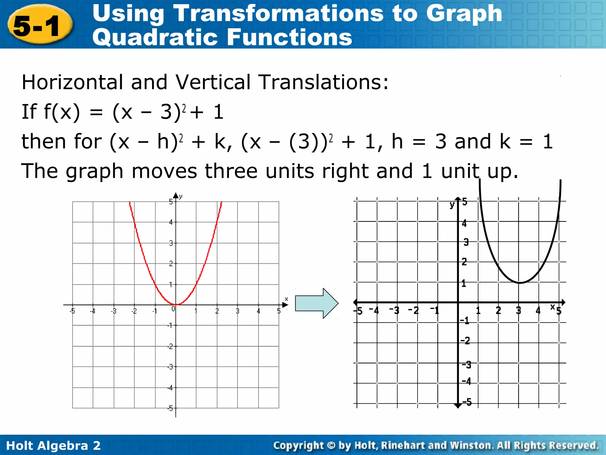 5 1 quadratic transformations | PPT