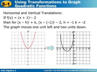 5 1 quadratic transformations | PPT