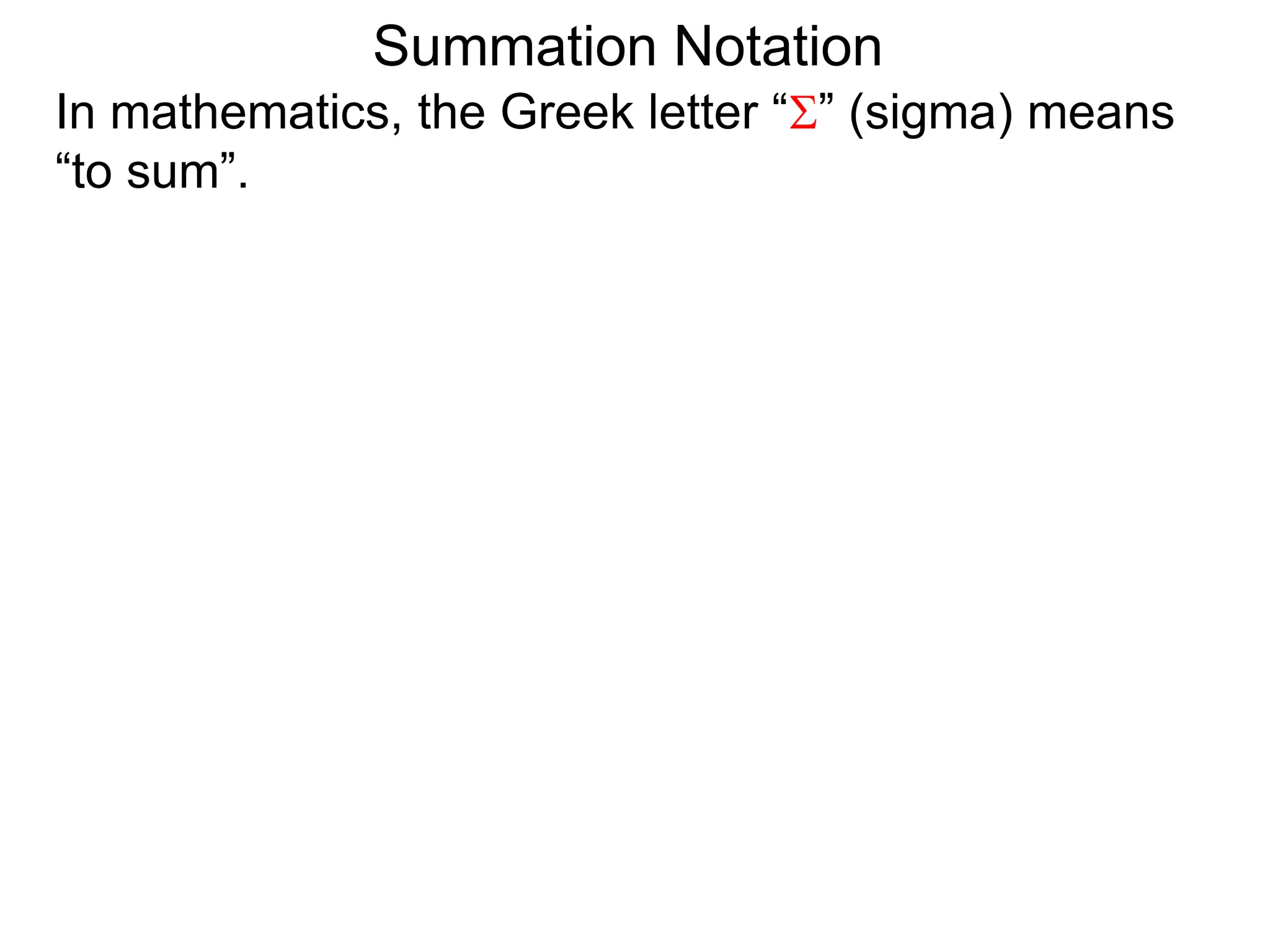 51 Sequences And Summation Notation Pptx Science