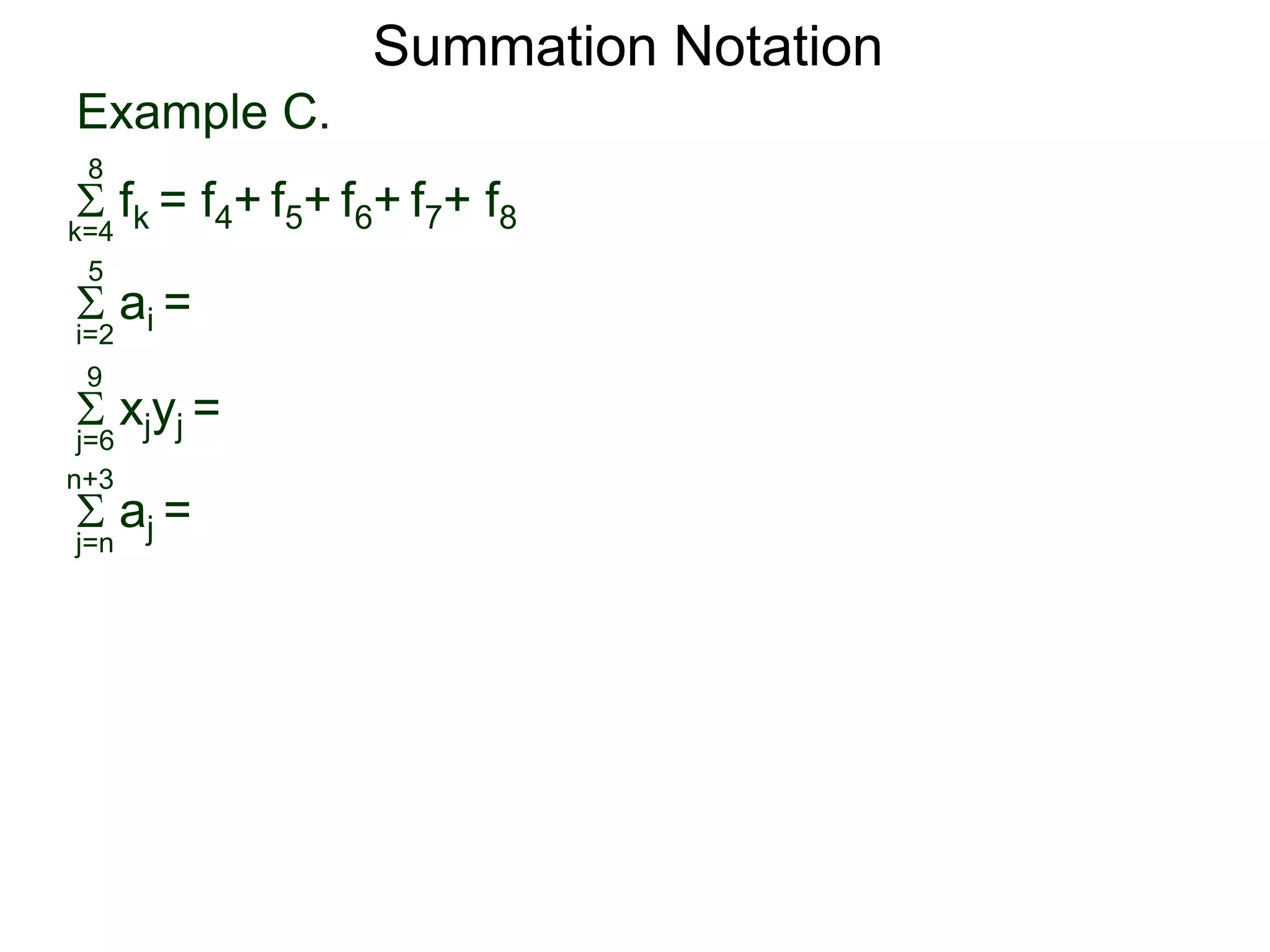 5.1 sequences and summation notation | PPTX
