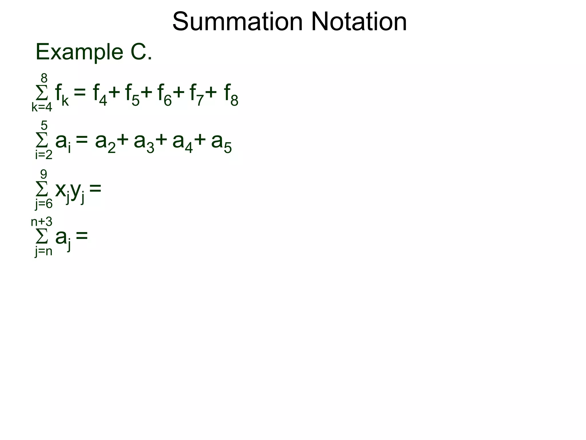 5 1 Sequences And Summation Notation Pptx Science