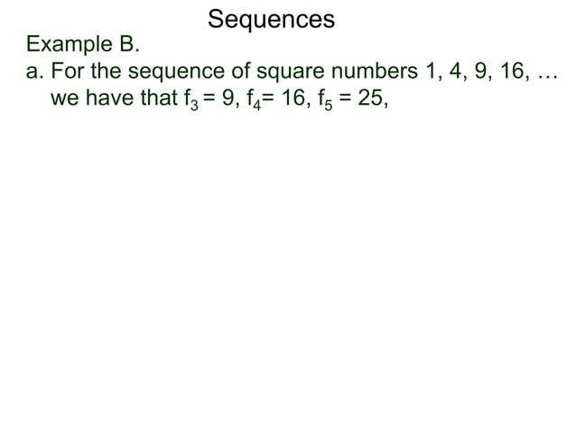 5.1 sequences and summation notation | PPTX | Science