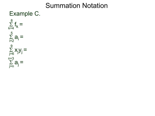 5.1 sequences and summation notation | PPTX | Science