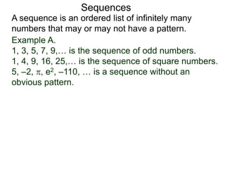 5.1 sequences and summation notation | PPTX