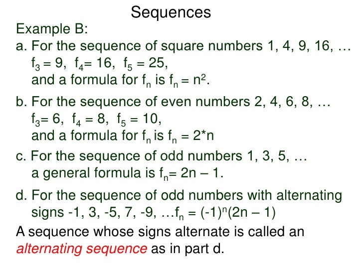5.1 sequences and summation notation