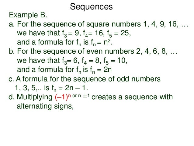 5.1 sequences and summation notation