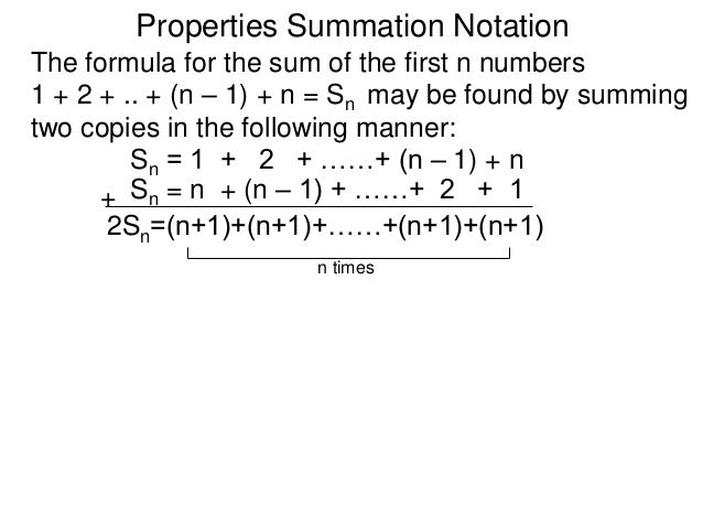 5.1 sequences and summation notation