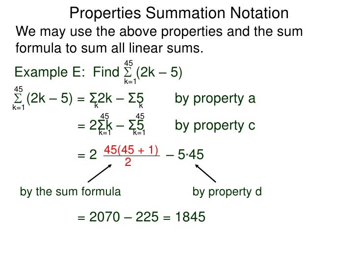 5.1 sequences and summation notation