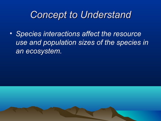 5 1 species interactions | PPT | Biological Sciences | Science