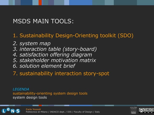 5.1 Sustainability System Design Tools | PPT