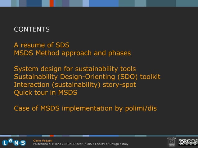 5.1 Sustainability System Design Tools | PPT