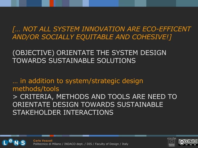 5.1 Sustainability System Design Tools | PPT
