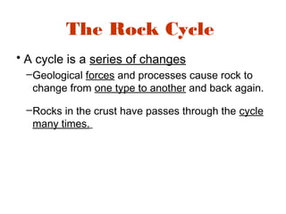 5.1 the rock cycle | PPT