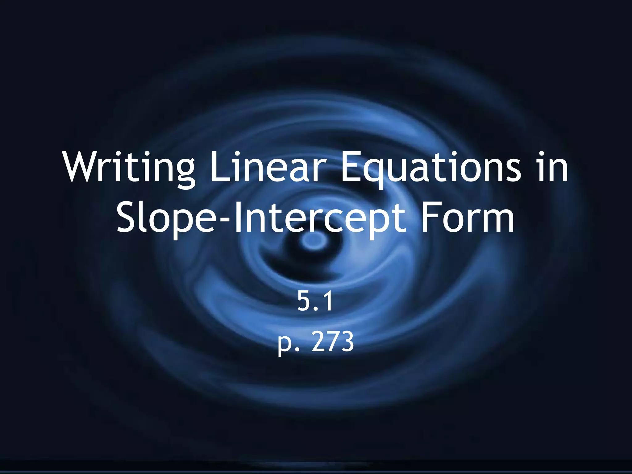 A1 5-1 Writing Equations | PPT