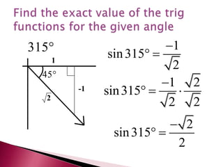 5.2.1 trigonometric functions | PPTX