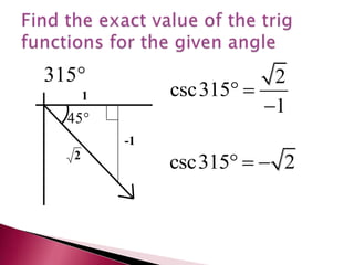 5.2.1 trigonometric functions | PPTX