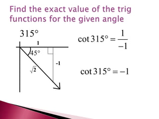 5.2.1 trigonometric functions | PPTX