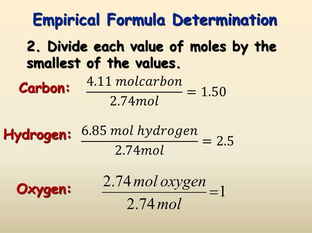 Percent composition ppt. Empirical and Molecular Formula | PPSX
