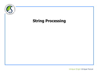 5 2. string processing | PPT