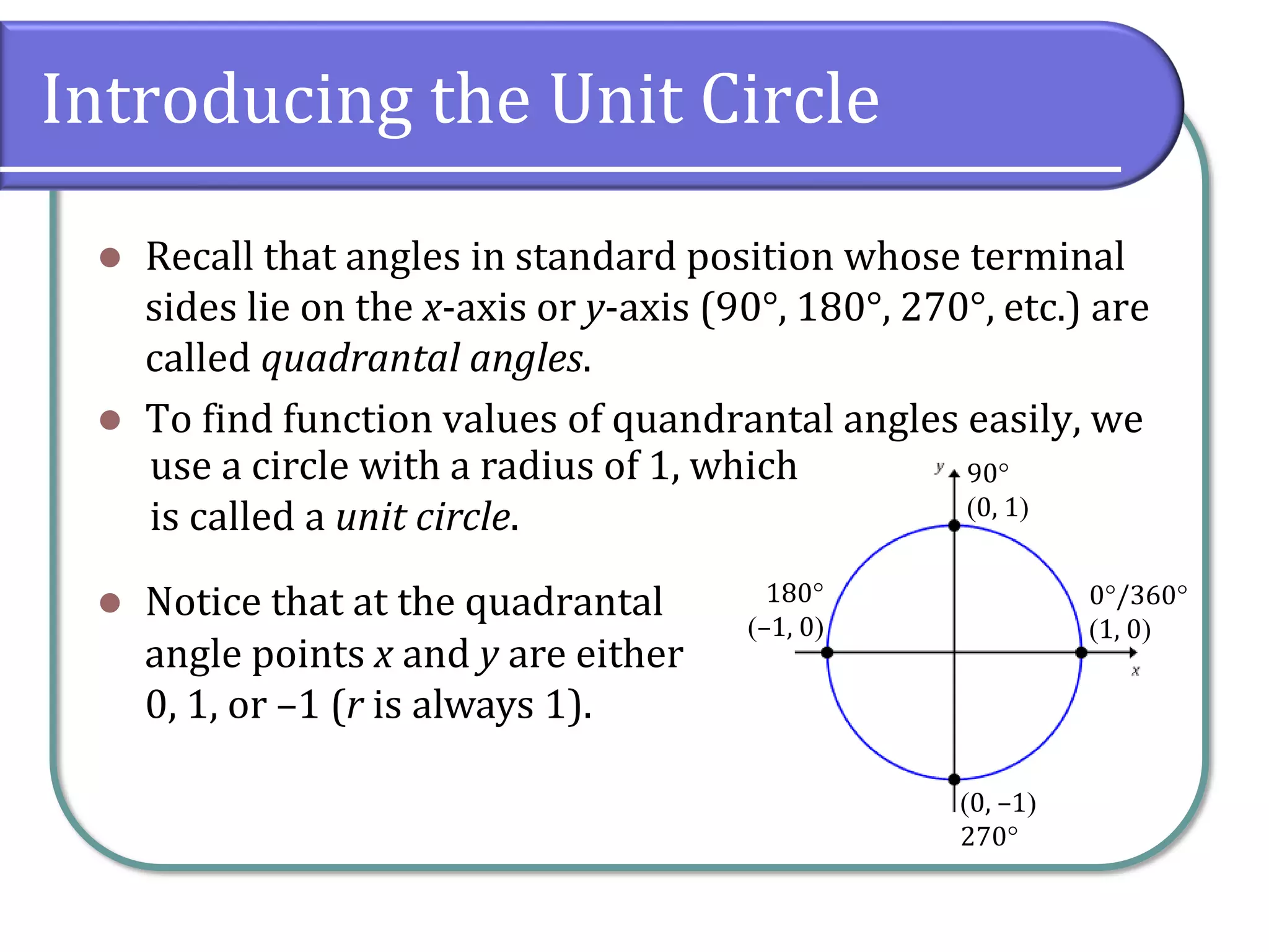 5 2 Trigonometric Functions Ppt