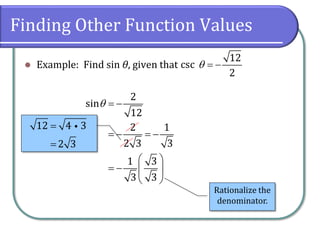 5.2 Trigonometric Functions | PPT