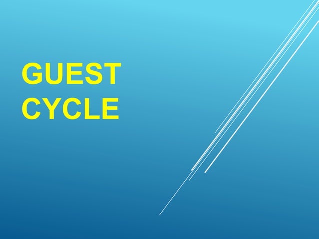 Hotel Guest Cycle | PPTX
