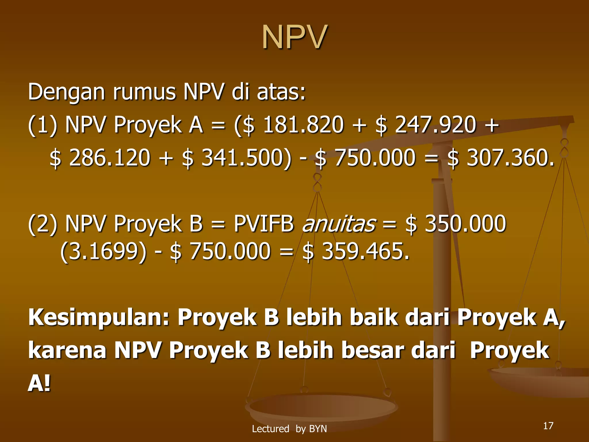 Analisis Biaya dan Manfaat | PPT