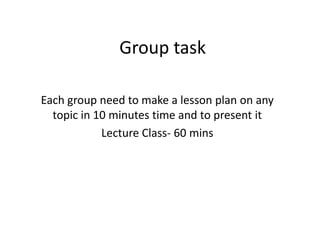 LESSON PLAN | PPT