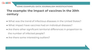 ASOCEU - Lesson 2 - Data Journalism Part One (slides) | PPTX | Vaccines ...