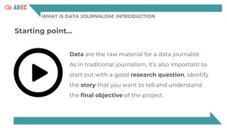 ASOCEU - Lesson 2 - Data Journalism Part One (slides) | PPTX | Vaccines ...