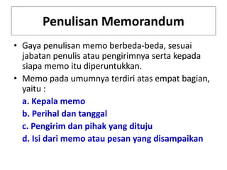 Model dan Jenis-jenis Surat _ Materi "Correspondence Training" | PPTX