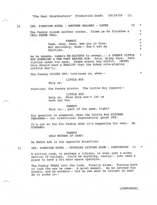 Supernatural 5.09 The Real Ghostbusters script | PDF