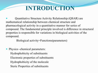 Quantitative Structure Activity Relationship | PPTX