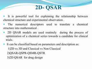 Quantitative Structure Activity Relationship | PPTX
