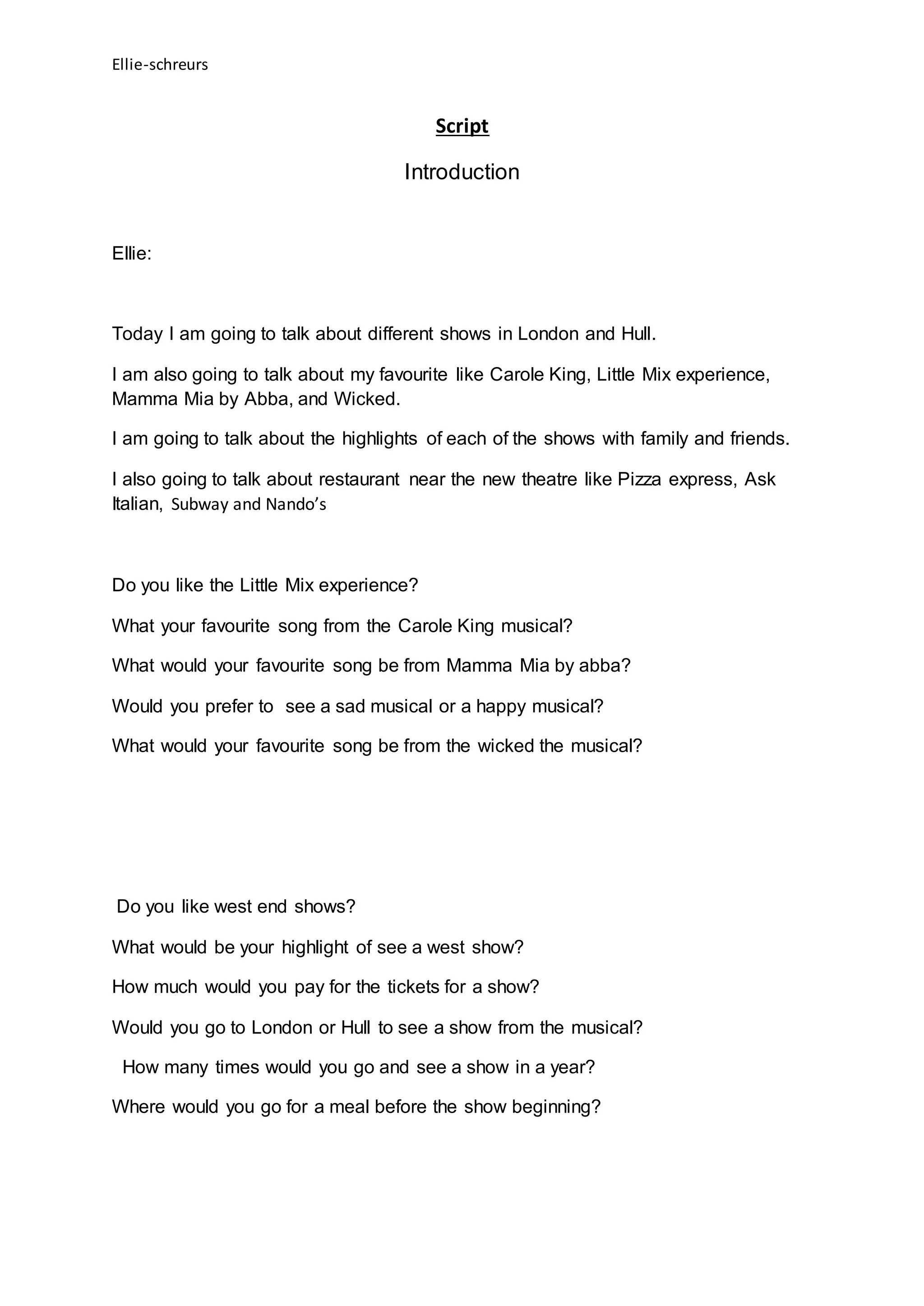 5. script (1) about the shows ellie schreurs | DOCX