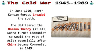 The Cold War - the Korean war | PPTX