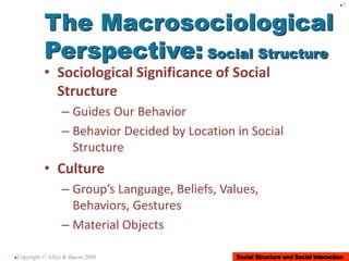 Levels of Sociological Analysis|Social Structure|Macrosociology | PPT