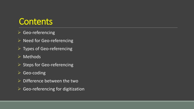Geo referencing by Mashhood Arif | PPTX | Technology & Computing