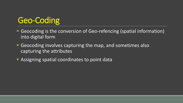 Geo referencing by Mashhood Arif | PPTX | Technology & Computing
