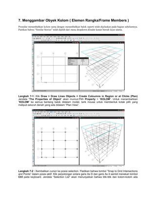 5. modul pelatihan etabs | PDF