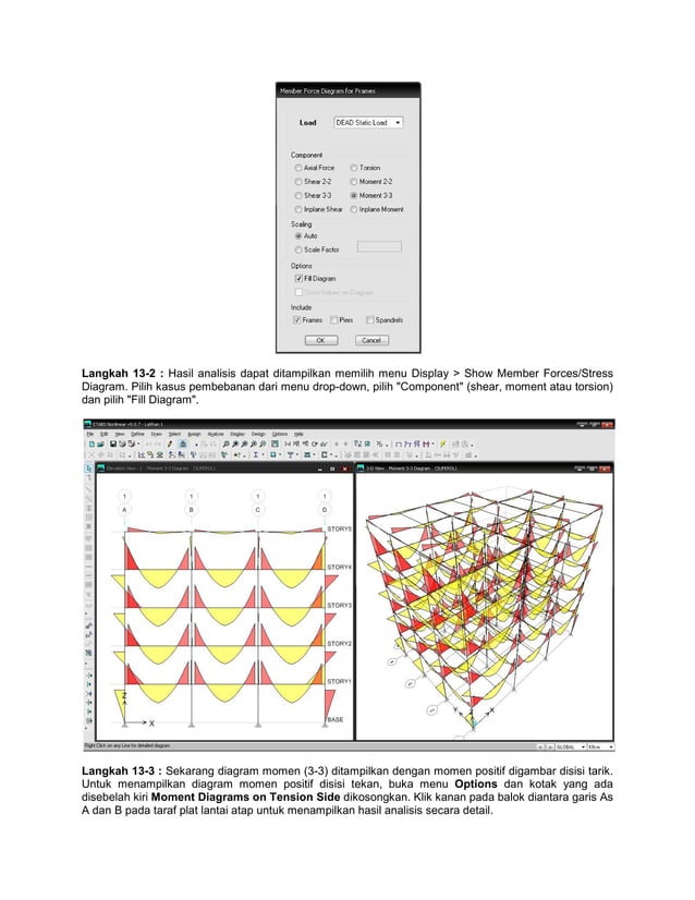 5. modul pelatihan etabs | PDF
