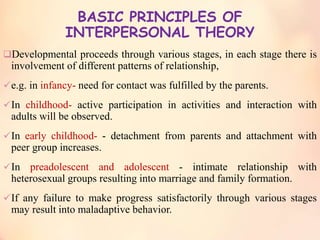 Interpersonal model & Behavior model | PPTX